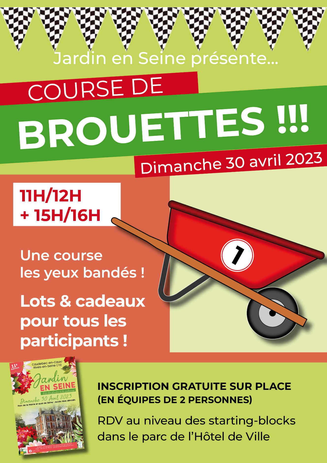 Course de brouettes - Mairie de Rives-en-Seine
